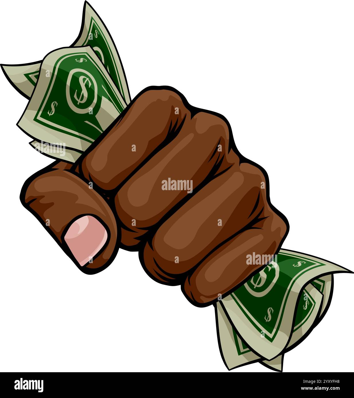 Money Cash Fist Hand Comic Pop Art Cartoon Stock Vector Image & Art - Alamy