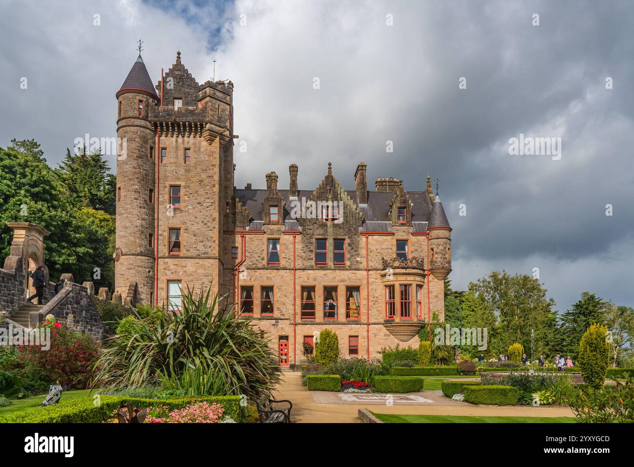 Belfast, Northern Ireland - 10 September 2024: The old Belfast Castle ...