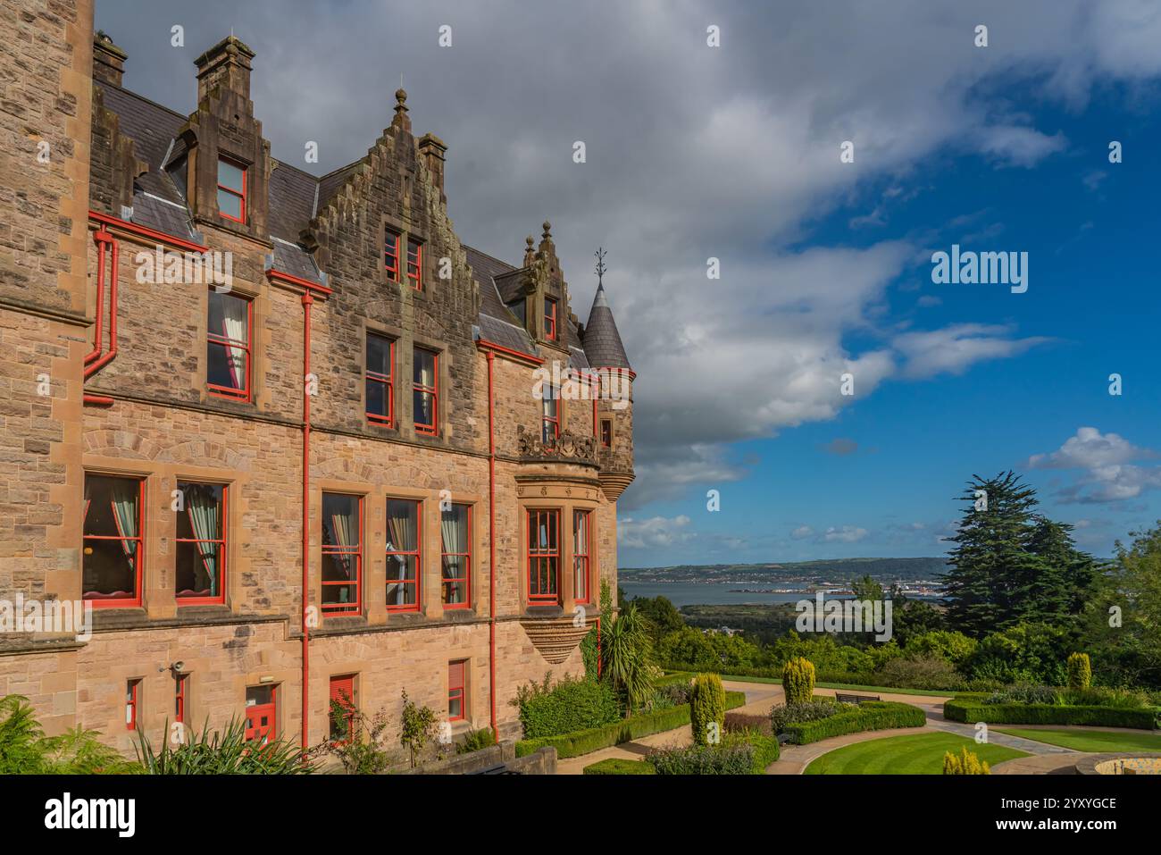 Belfast, Northern Ireland - 10 September 2024: The old Belfast Castle ...