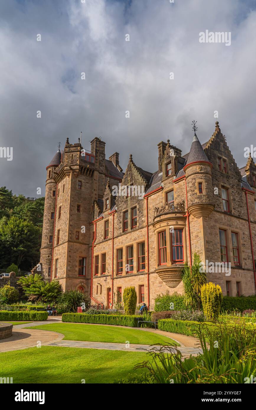 Belfast, Northern Ireland - 10 September 2024: The old Belfast Castle ...
