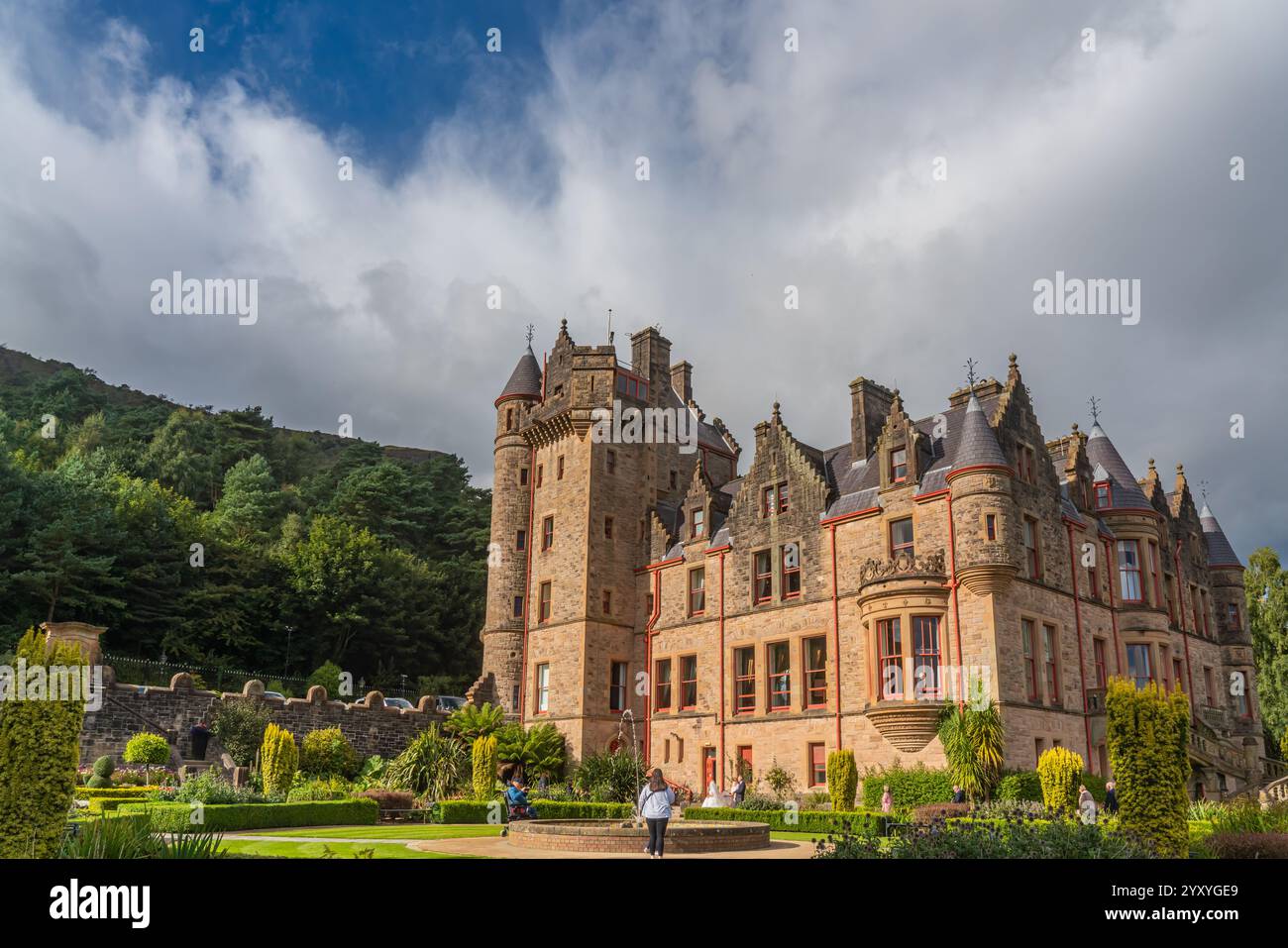 Belfast, Northern Ireland - 10 September 2024: The old Belfast Castle ...