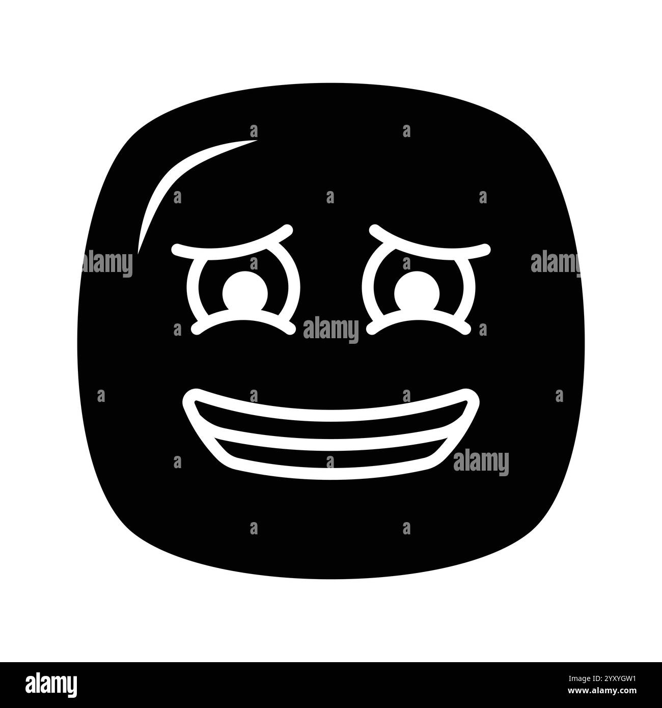 Premium icon of guilty emoji, ready to use editable vector Stock Vector ...