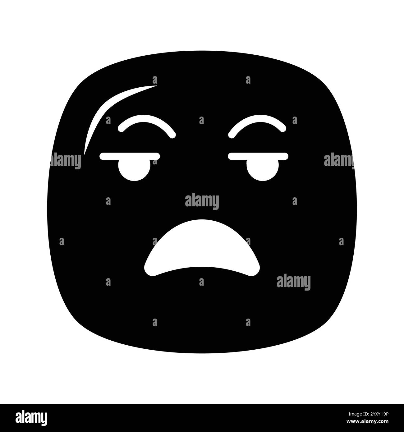 Irritated emoji vector design, ready to use and download premium vector ...