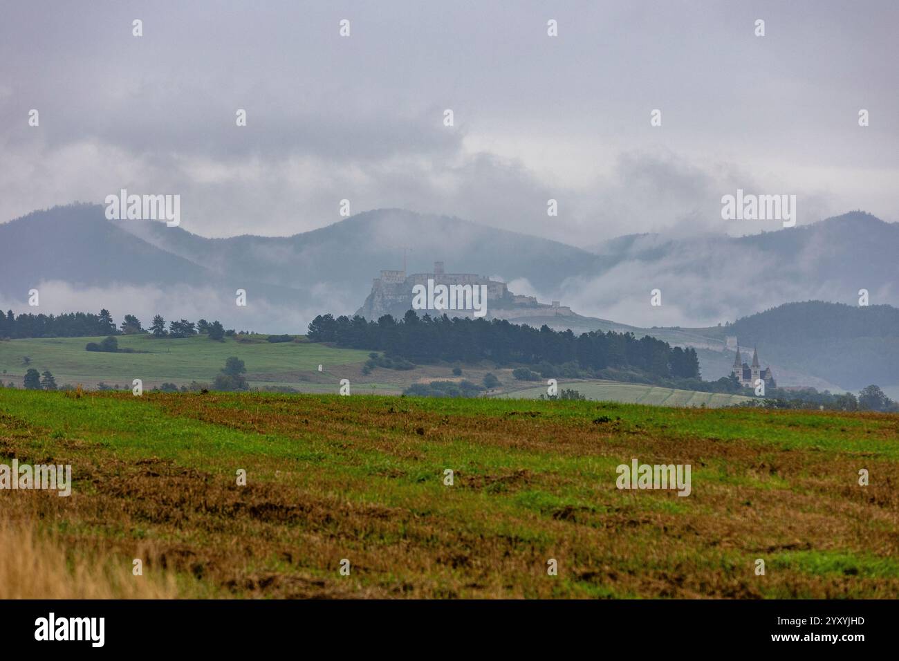 Zipser Burg, Spišský hrad, UNESCO World Heritage, View from Inside into ...