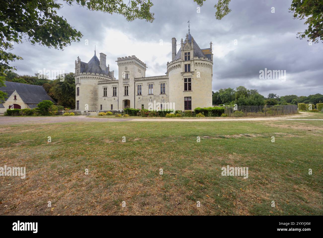 Breze Castle (Chateau de Breze), UNESCO World Heritage Site, Pays de la ...