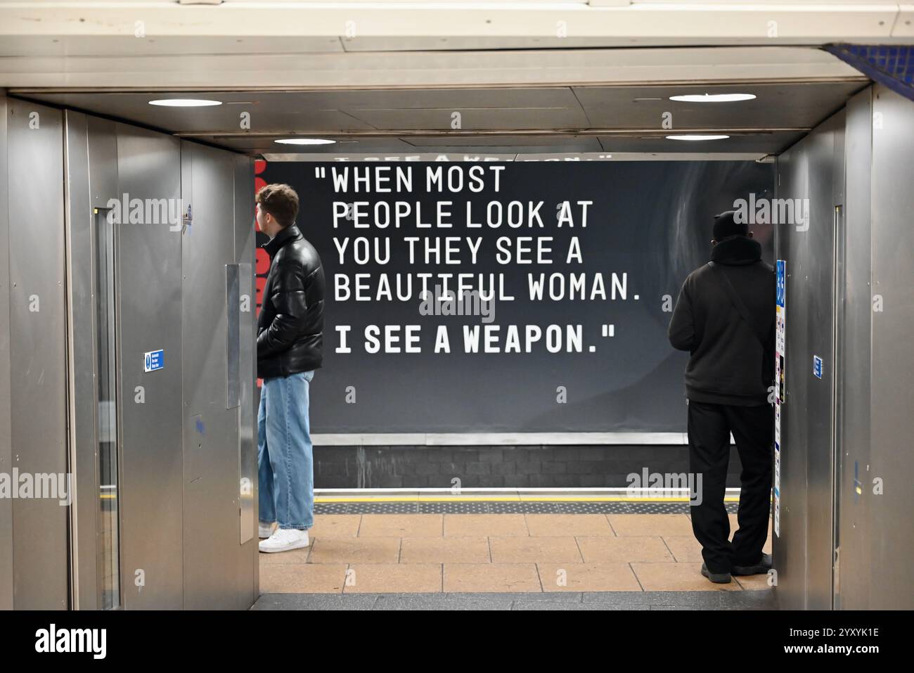 passengers wait on the circle district line platform at kings cross ...