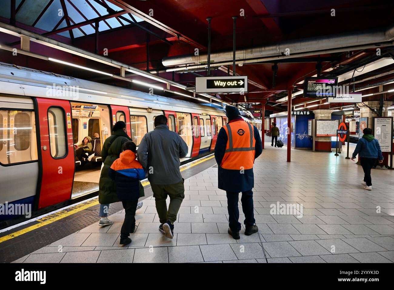 baker street underground station london england britain; metropolitan ...