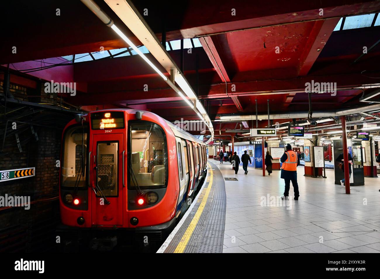 baker street underground station london england britain; metropolitan ...