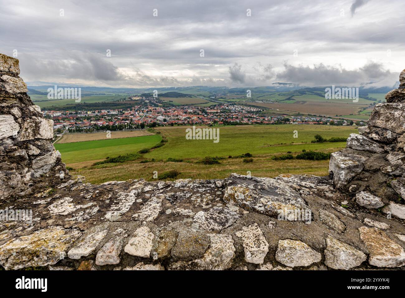 Zipser Burg, Spišský hrad, UNESCO World Heritage, View from Inside into ...
