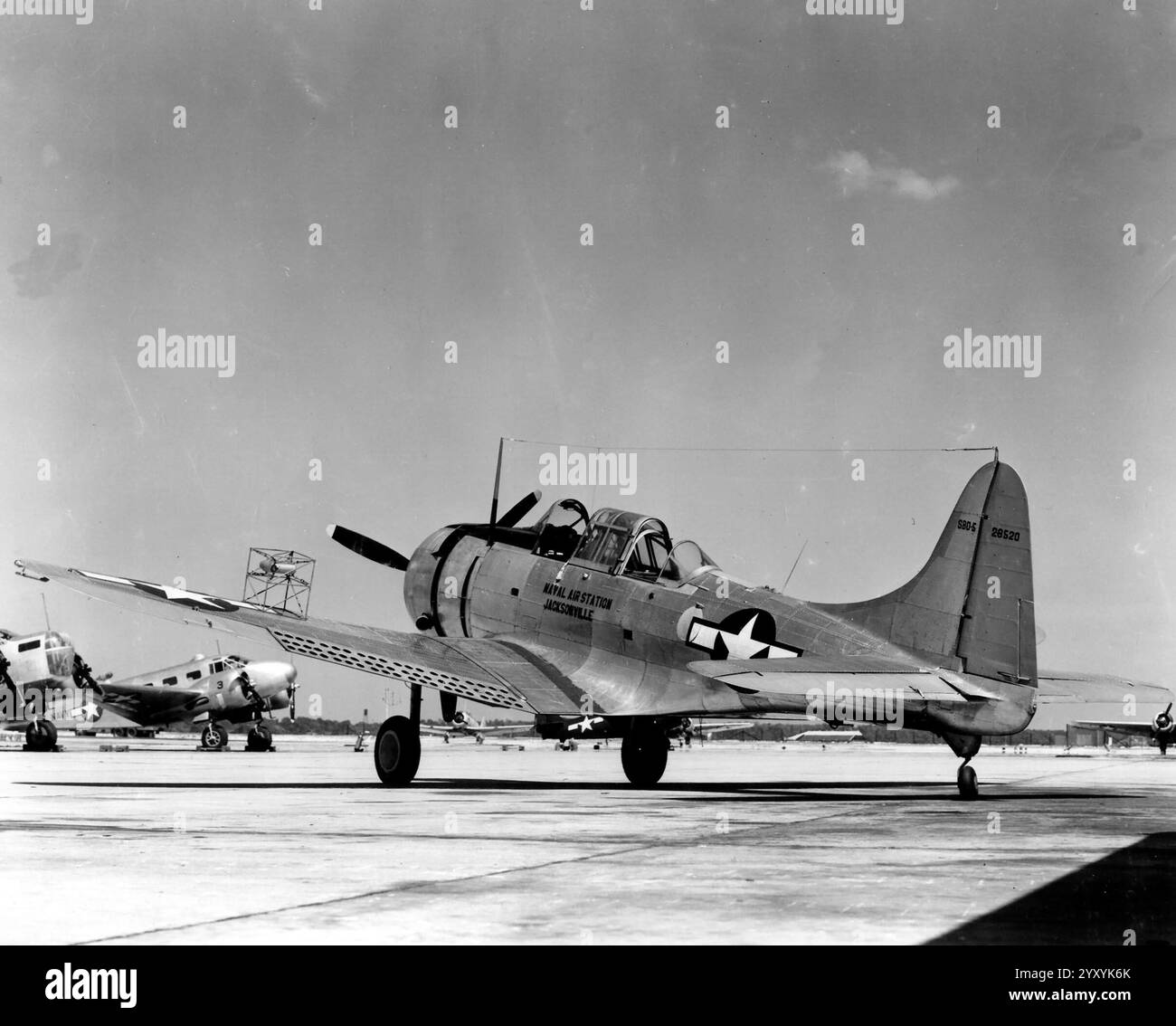 A Douglas SBD-5 Dauntless (BuNo. 28520) that was being used as the ...