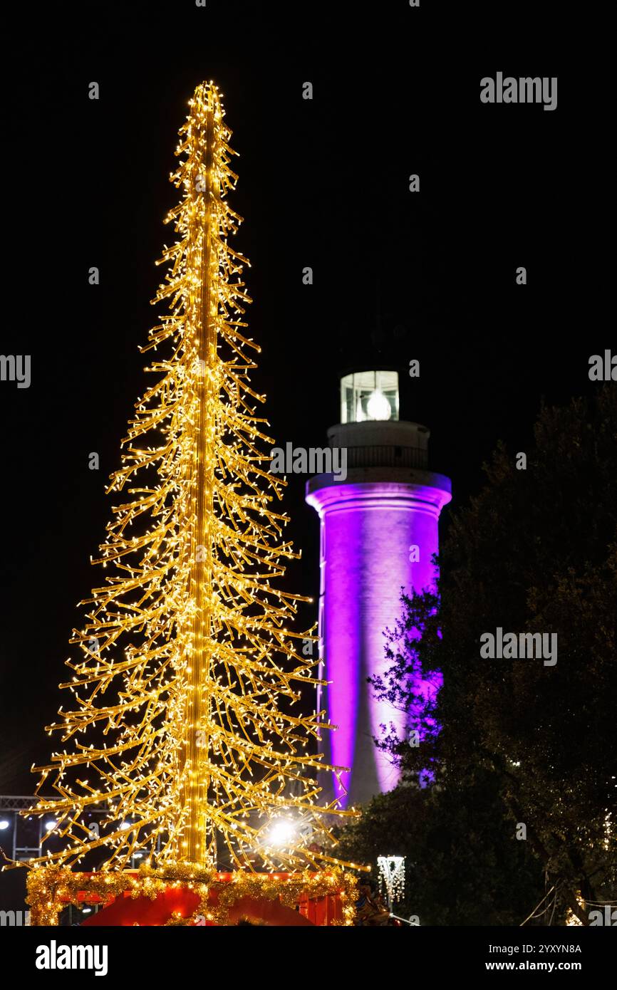 Christmas and New Year decoration in Alexandroupolis Evros region ...