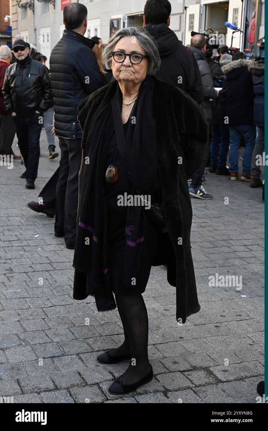Elena Benarroch attends the funeral chapel of Marisa Paredes at the ...