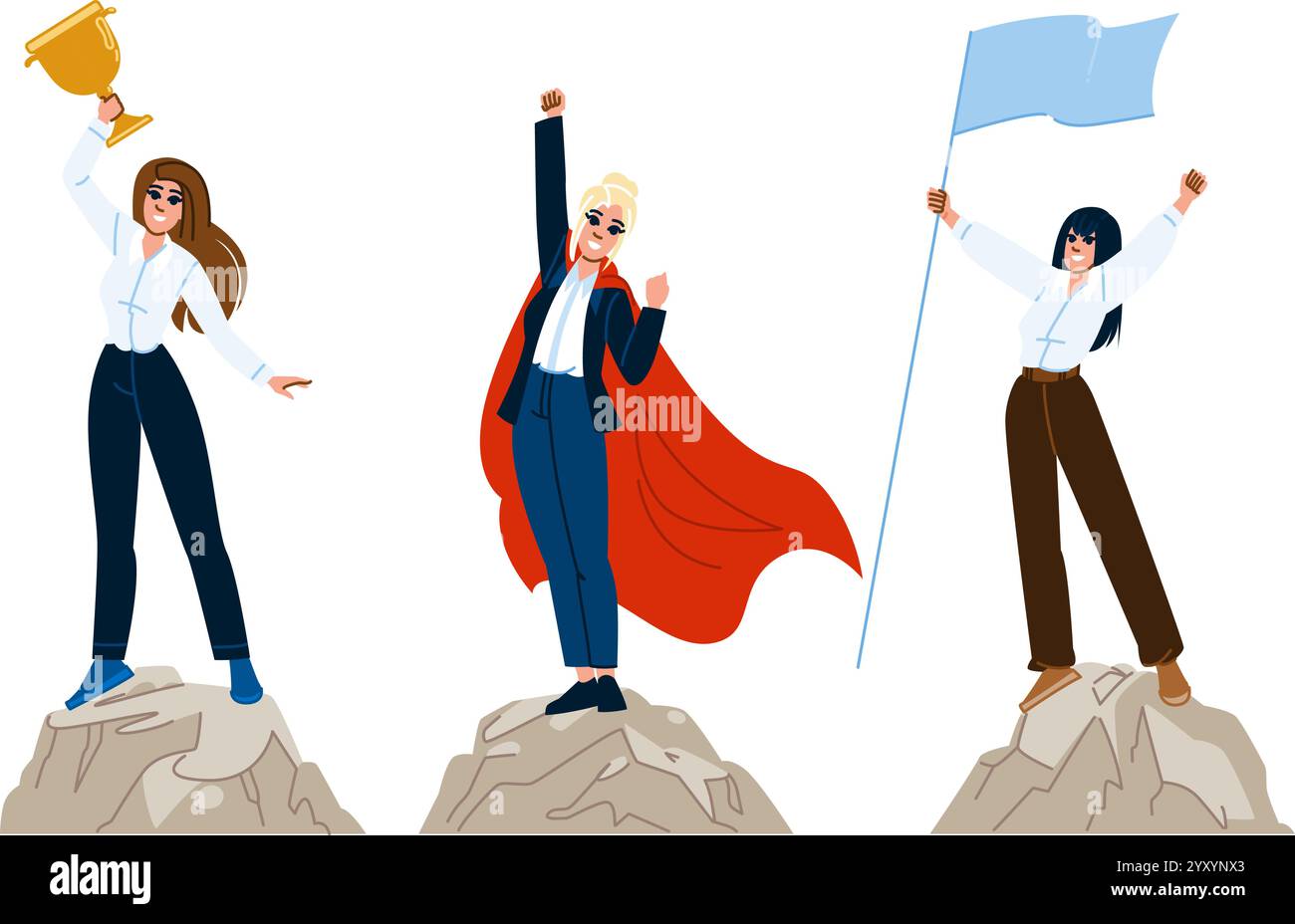 vision leader top woman vector Stock Vector Image & Art - Alamy