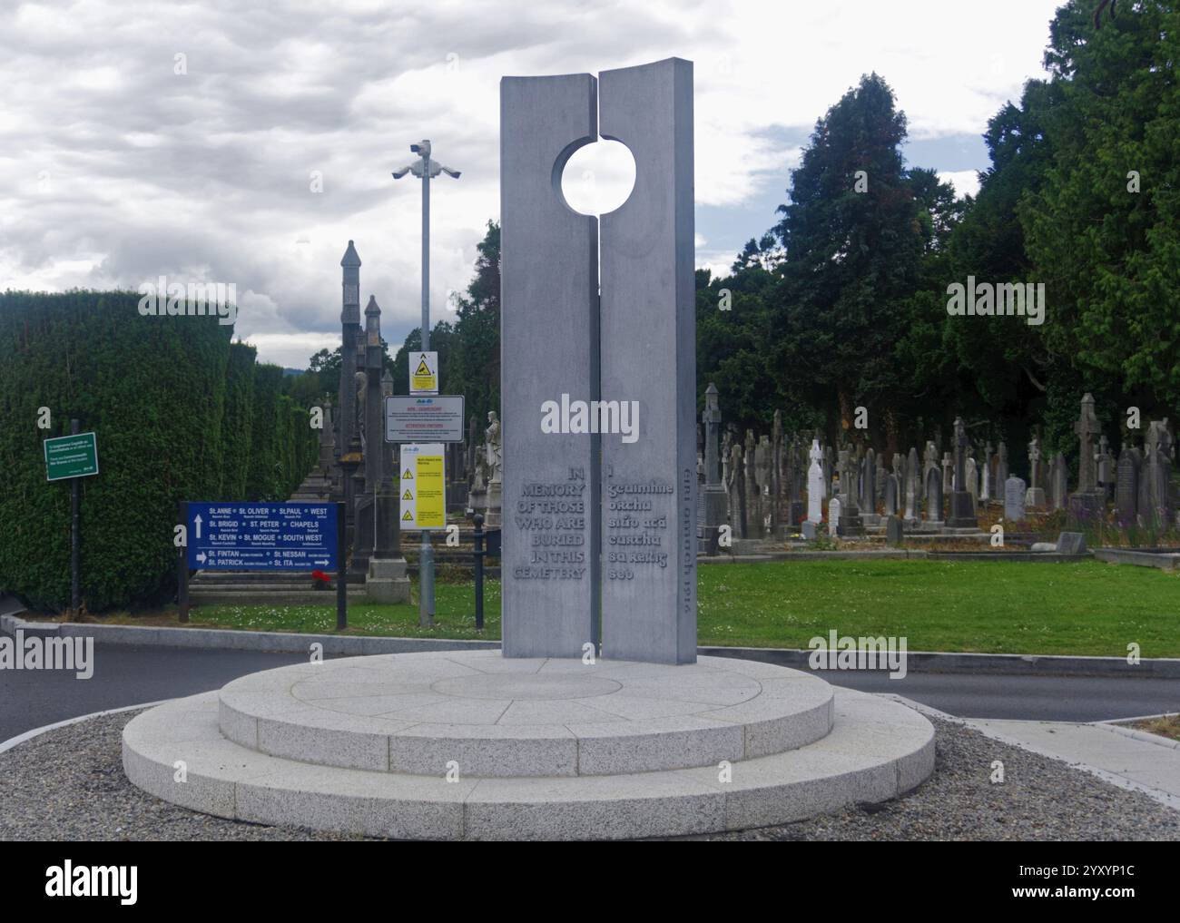 Dublin, Ireland - June 16, 2024: Entrance to Dean's Grange Cemetery ...
