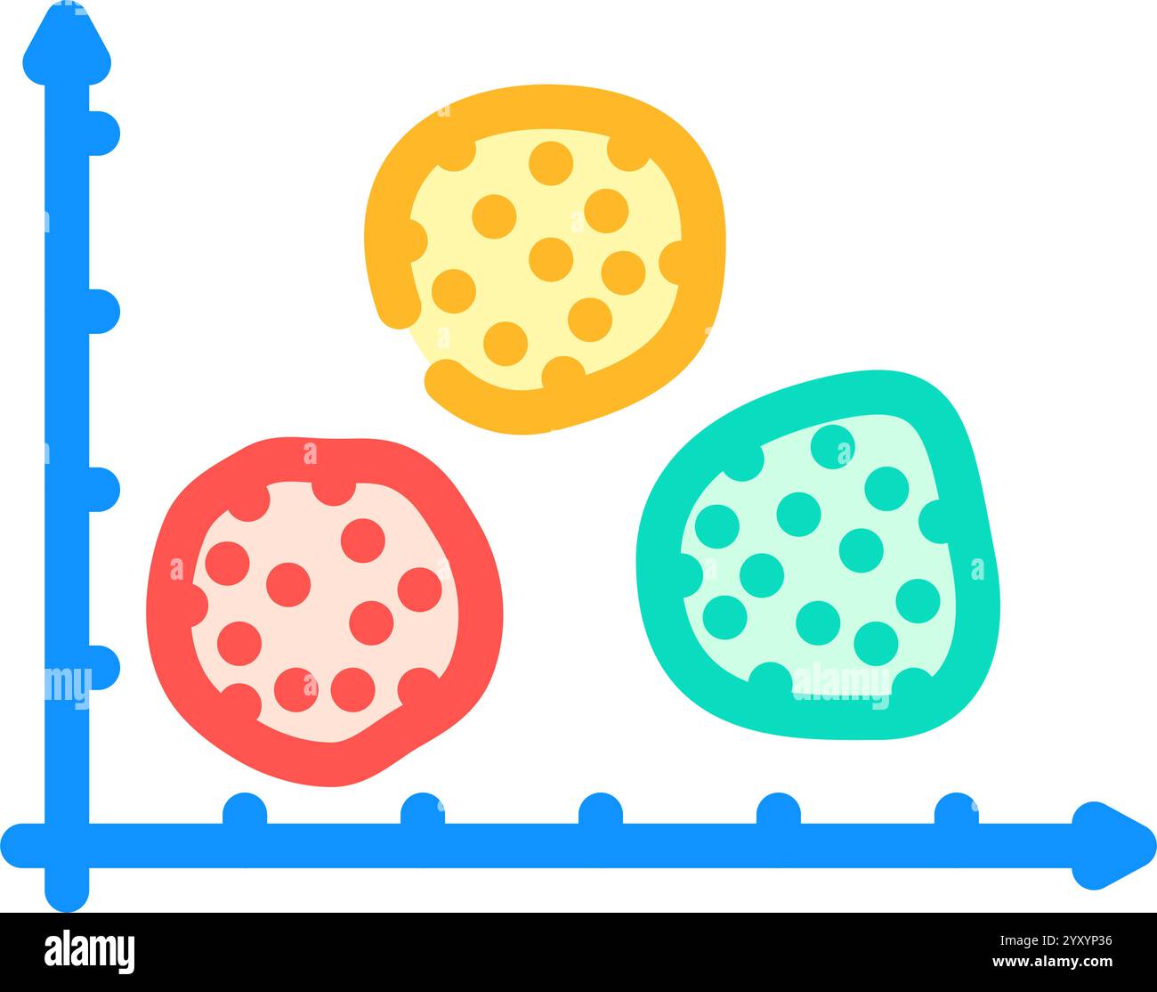 Clusters of cloud Stock Vector Images - Alamy