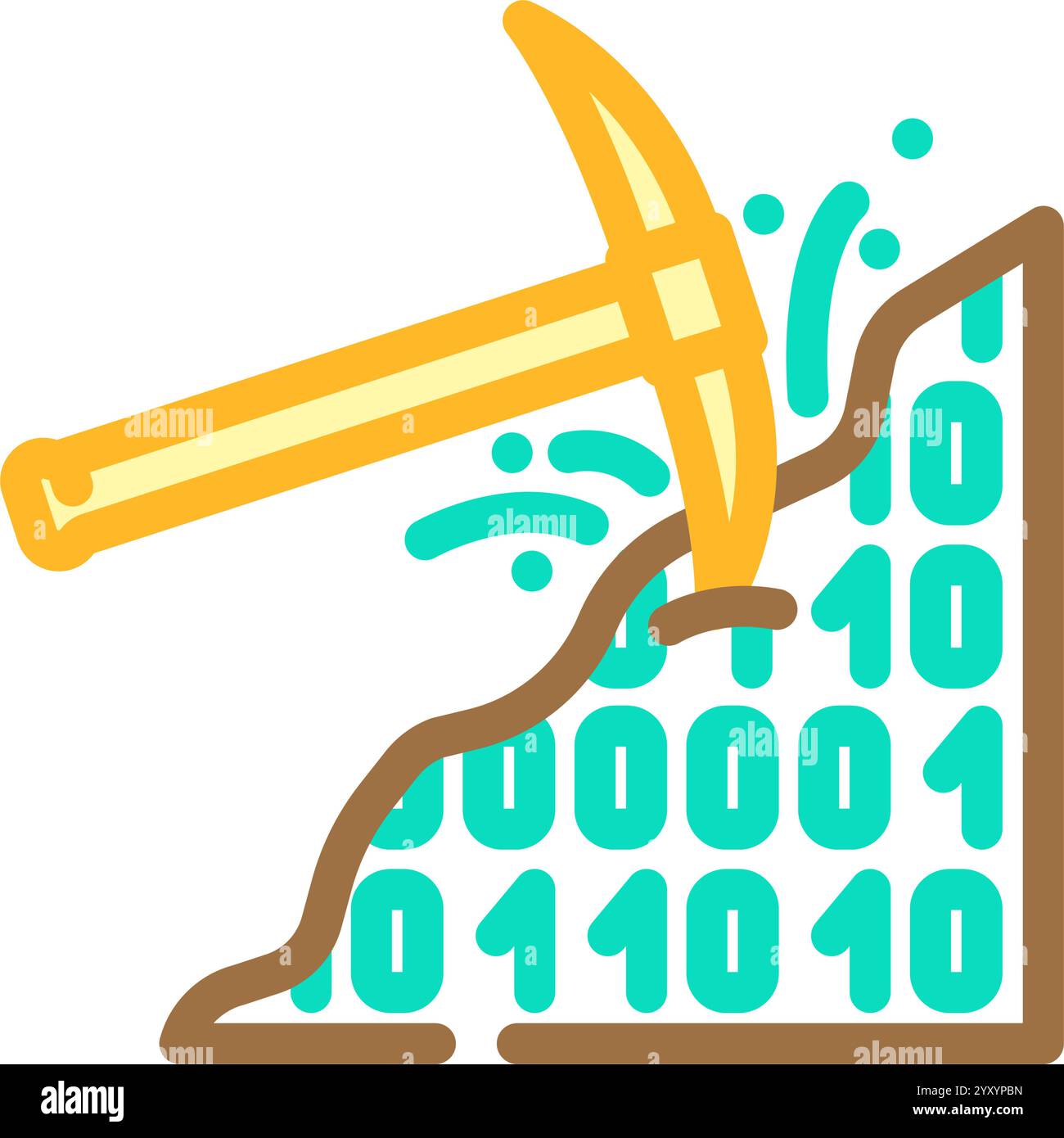 mining big data color icon vector illustration Stock Vector Image & Art - Alamy