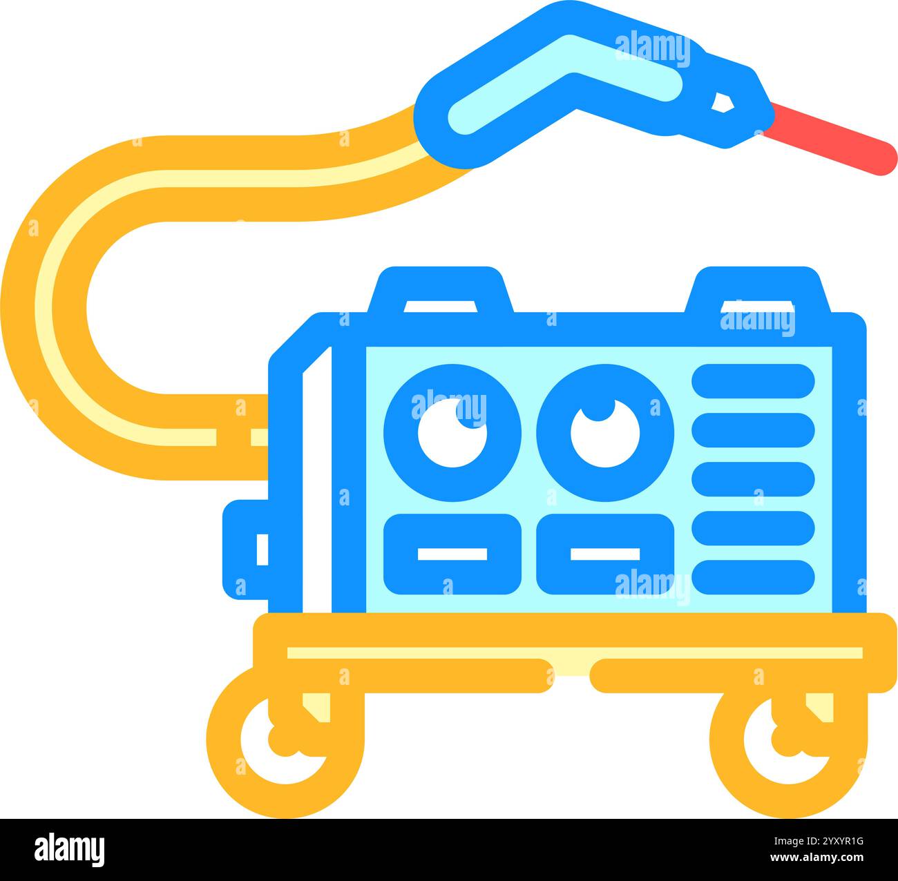 industrial welding industry color icon vector illustration Stock Vector ...