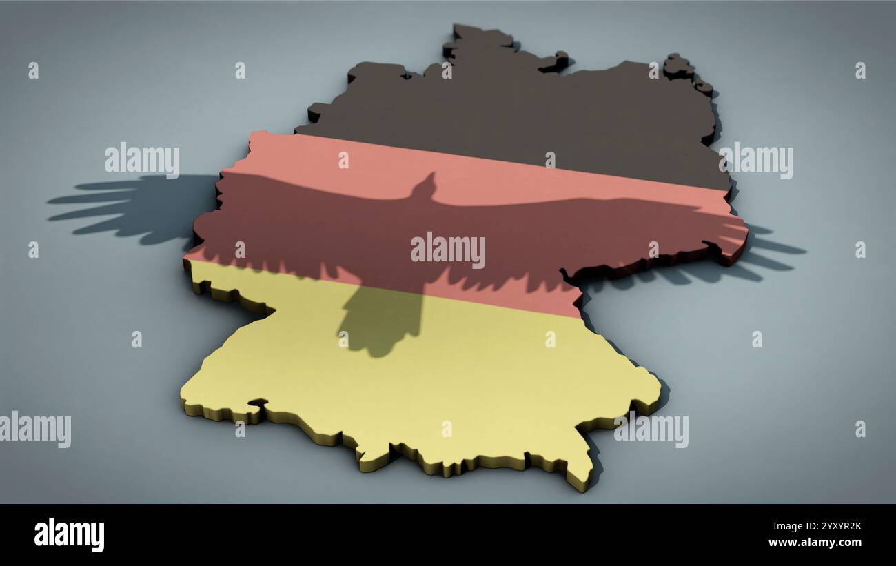 German situation map hi-res stock photography and images - Alamy