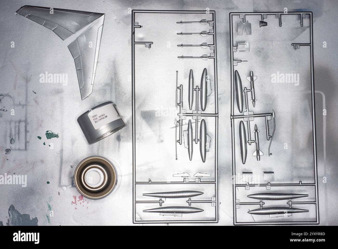 Aero aluminium spray paint Stock Photo - Alamy