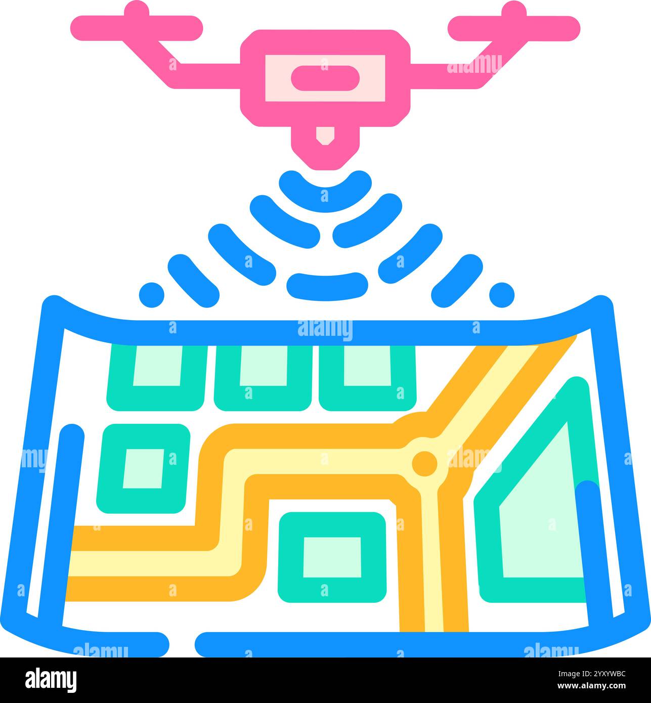 Military aerial map Cut Out Stock Images & Pictures - Alamy