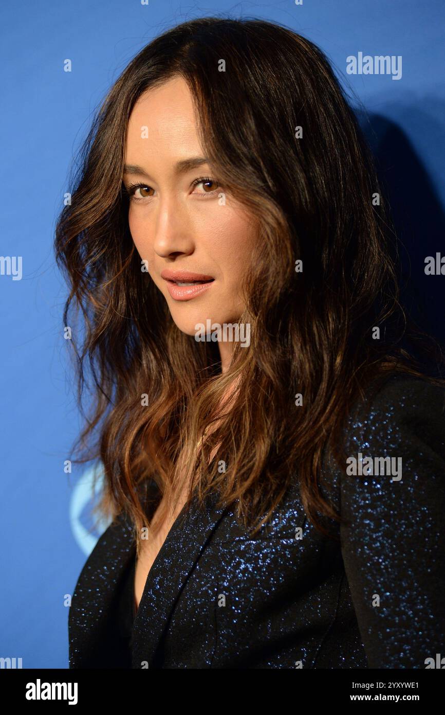 Maggie Q at the CBS 2014 Upfront Presentation held at The Tent at ...