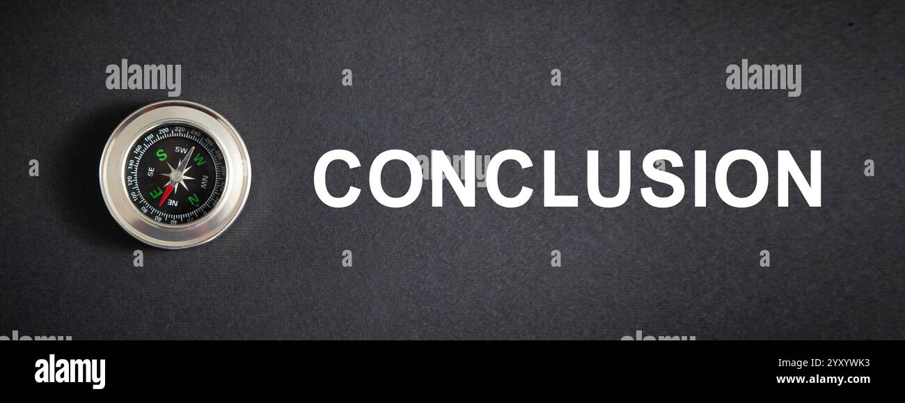 Conclusion word hi-res stock photography and images - Alamy