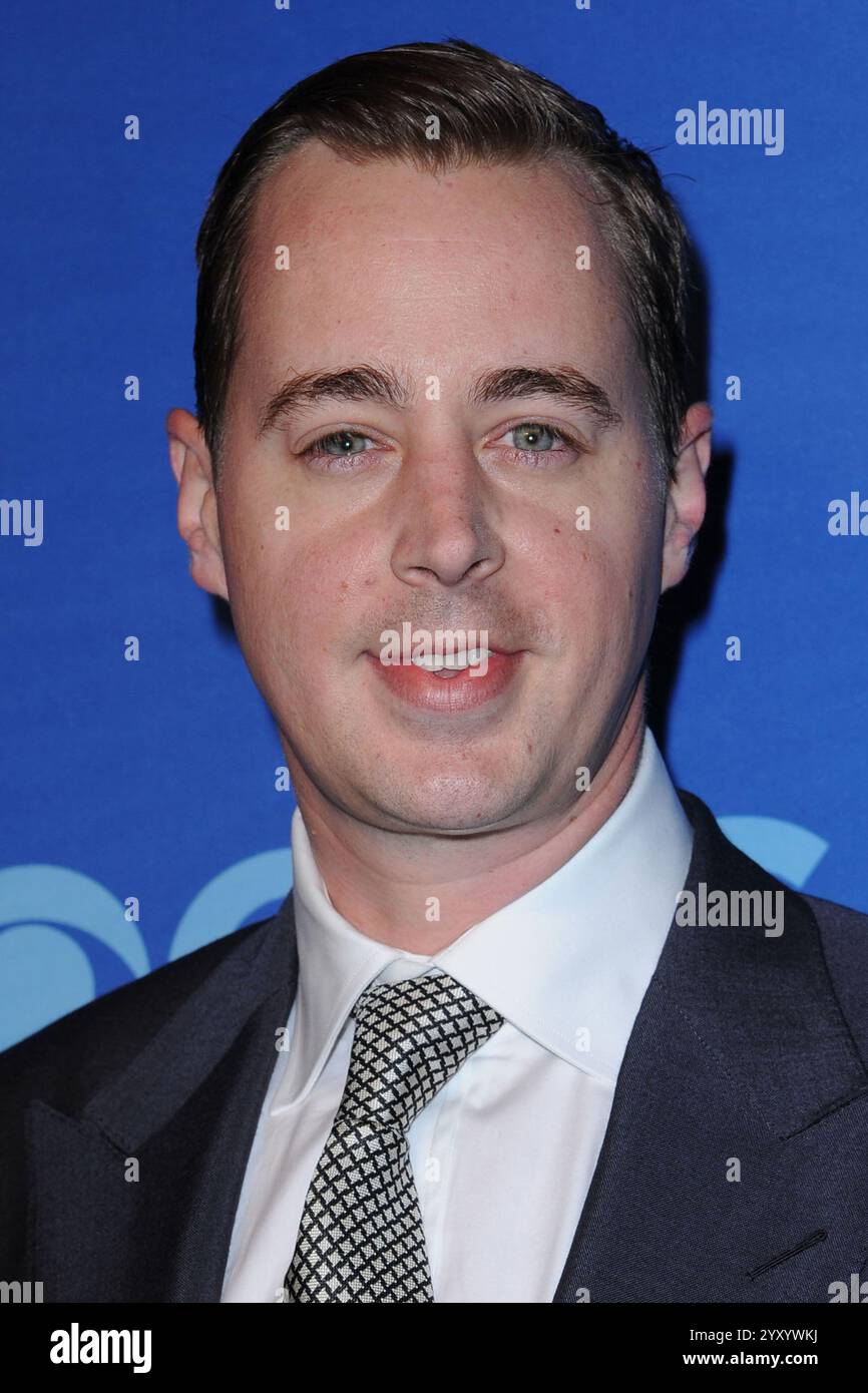 Sean Murray at the CBS 2014 Upfront Presentation held at The Tent at ...