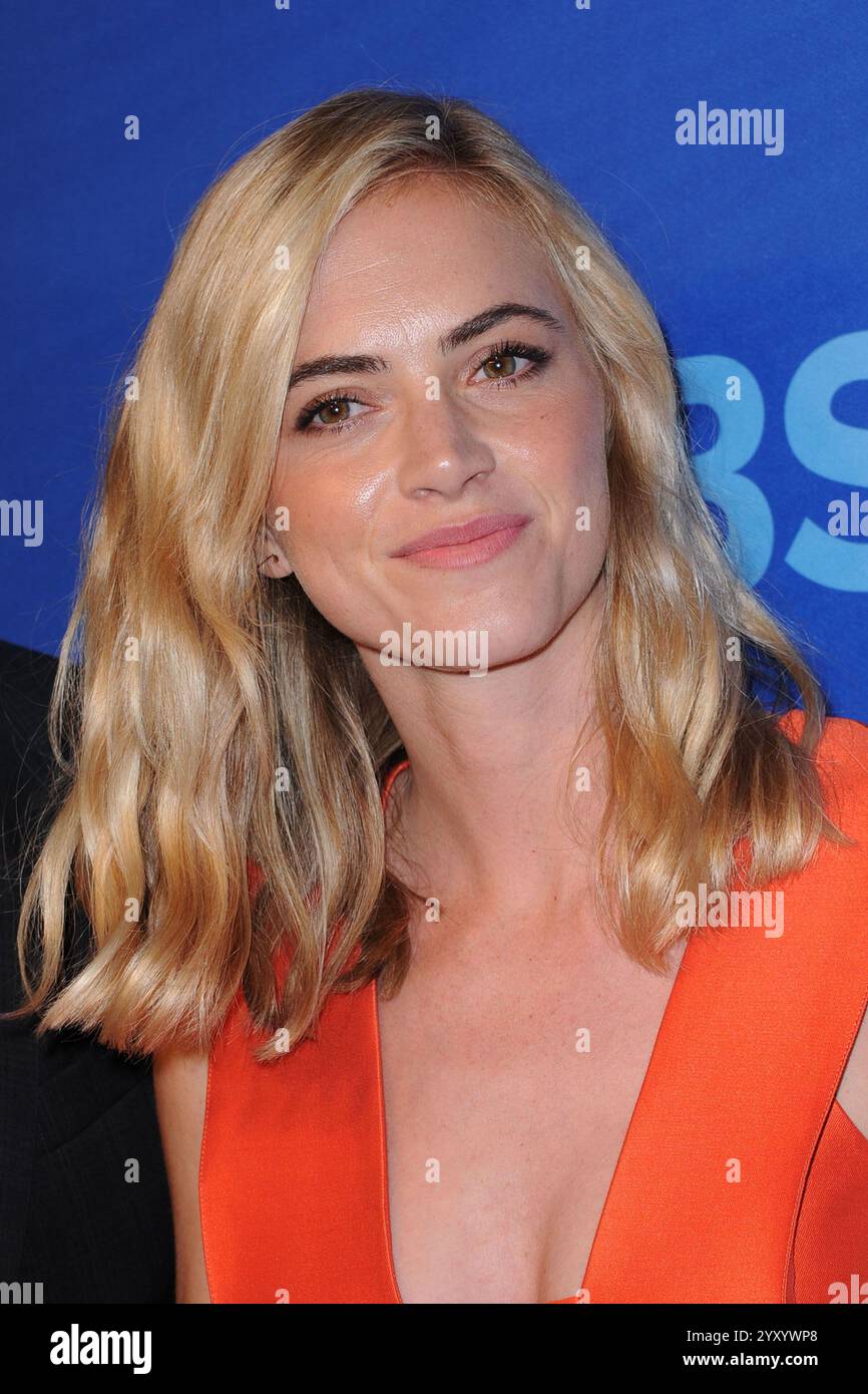 Emily Wickersham at the CBS 2014 Upfront Presentation held at The Tent ...