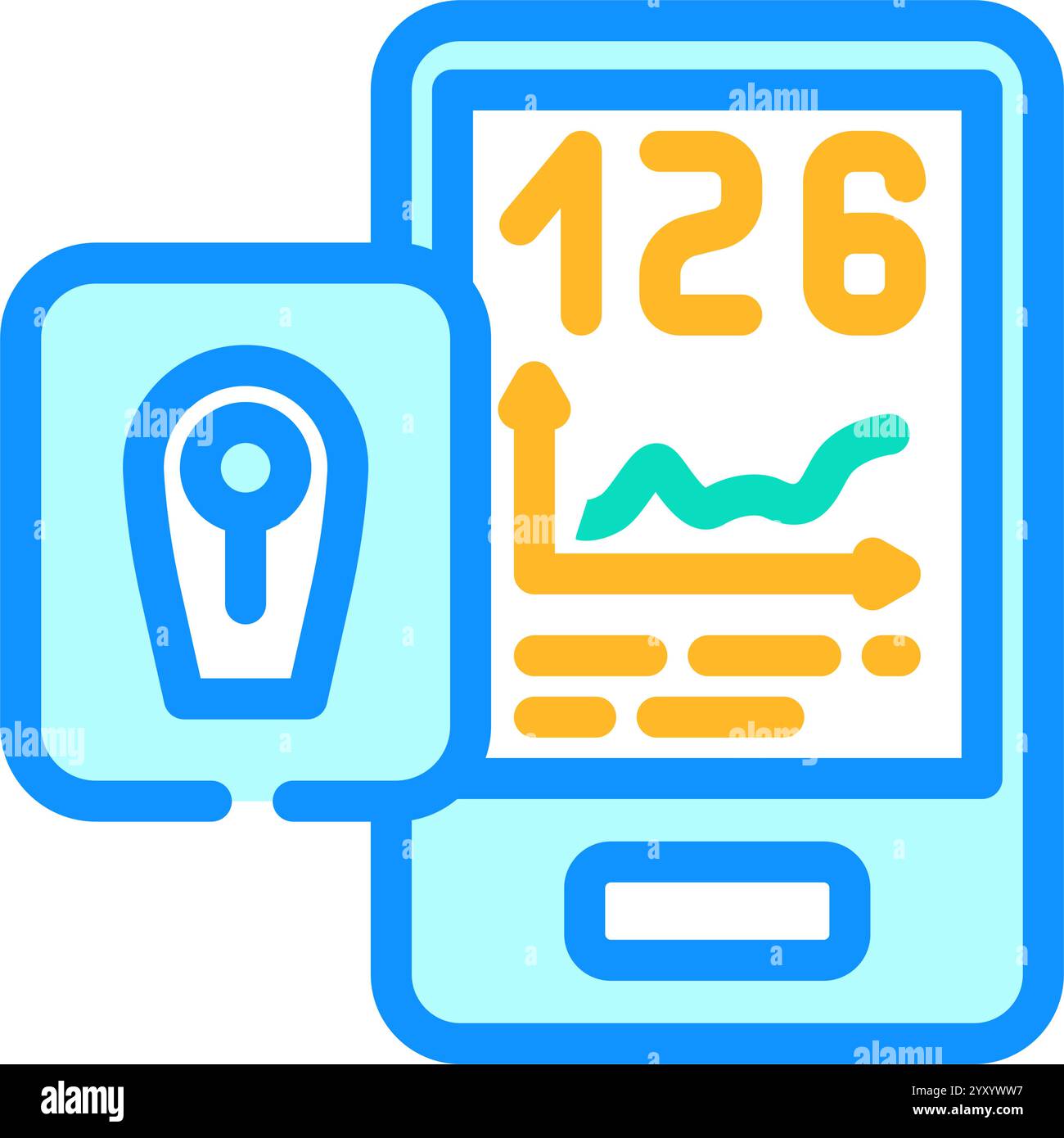 Wearable glucose tracker hi-res stock photography and images - Alamy