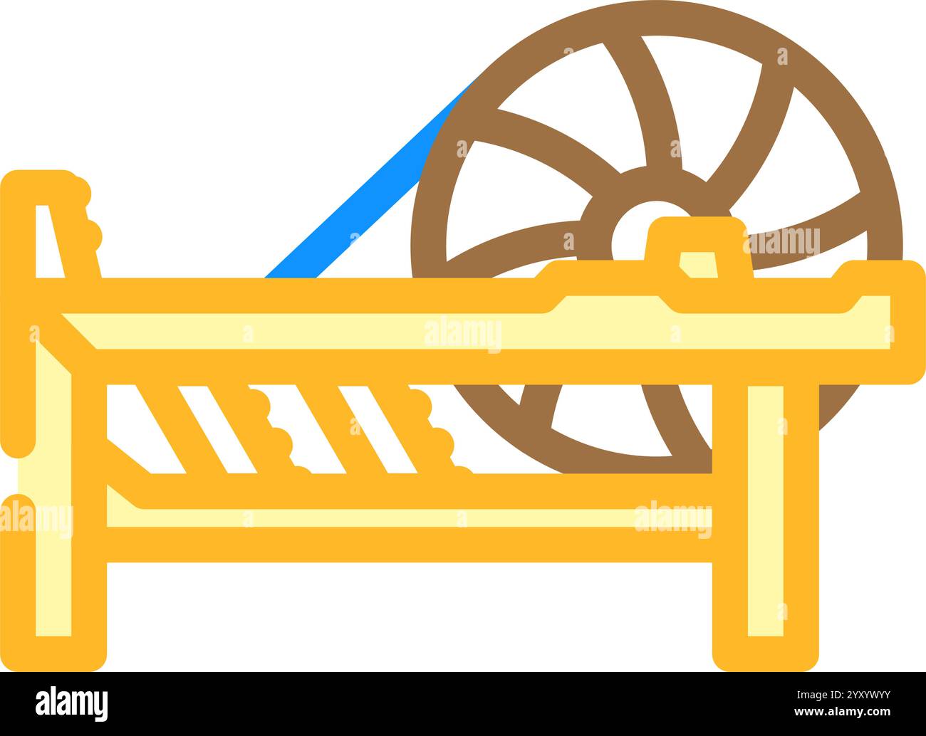 spinning jenny industry color icon vector illustration Stock Vector ...