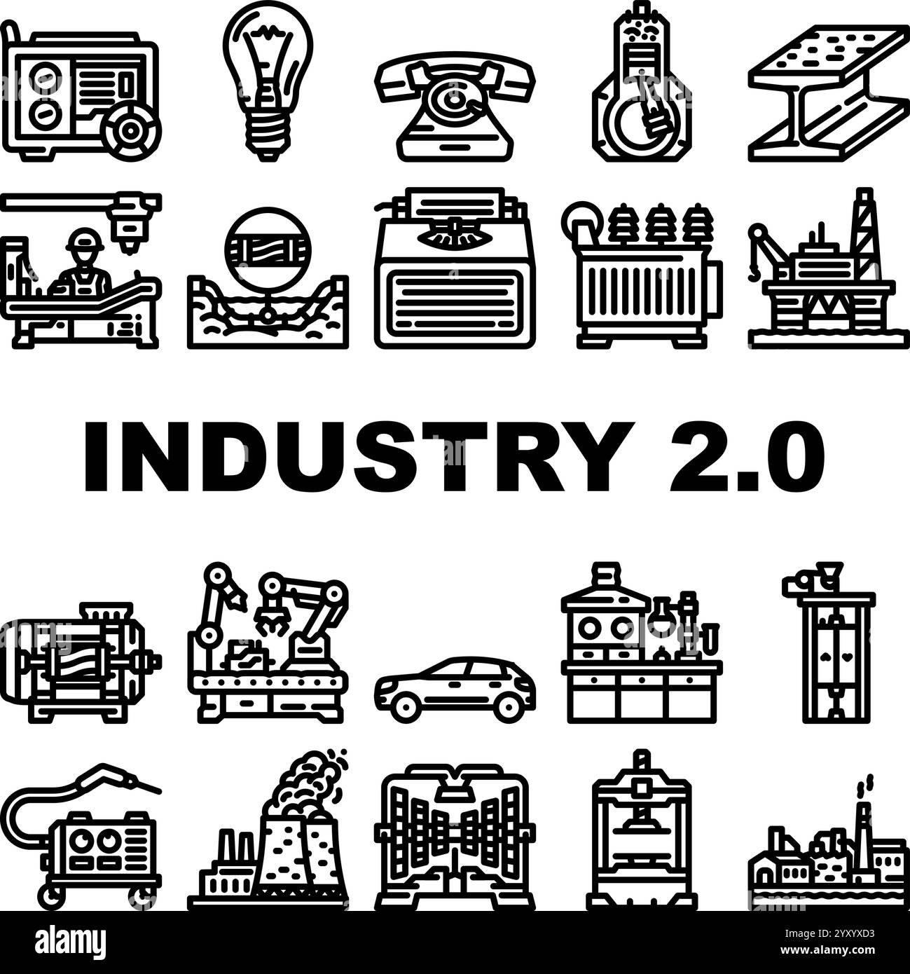 Smartfactory Stock Vector Images - Alamy