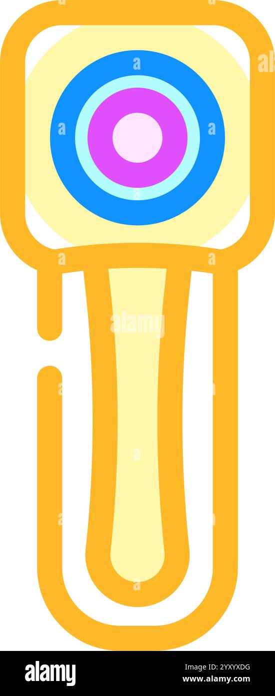 wearable camera wearable color icon vector illustration Stock Vector ...