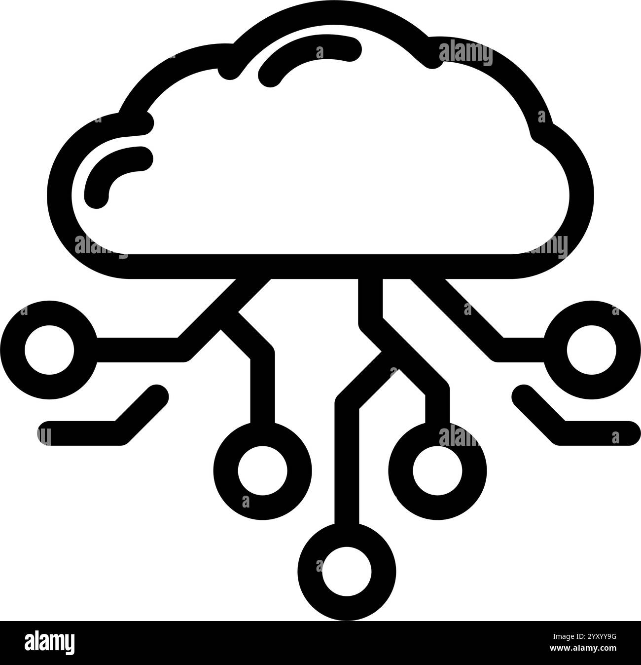 cloud computing line icon vector illustration Stock Vector Image & Art ... cloud computing line icon vector illustration Stock Vector Image & Art ...