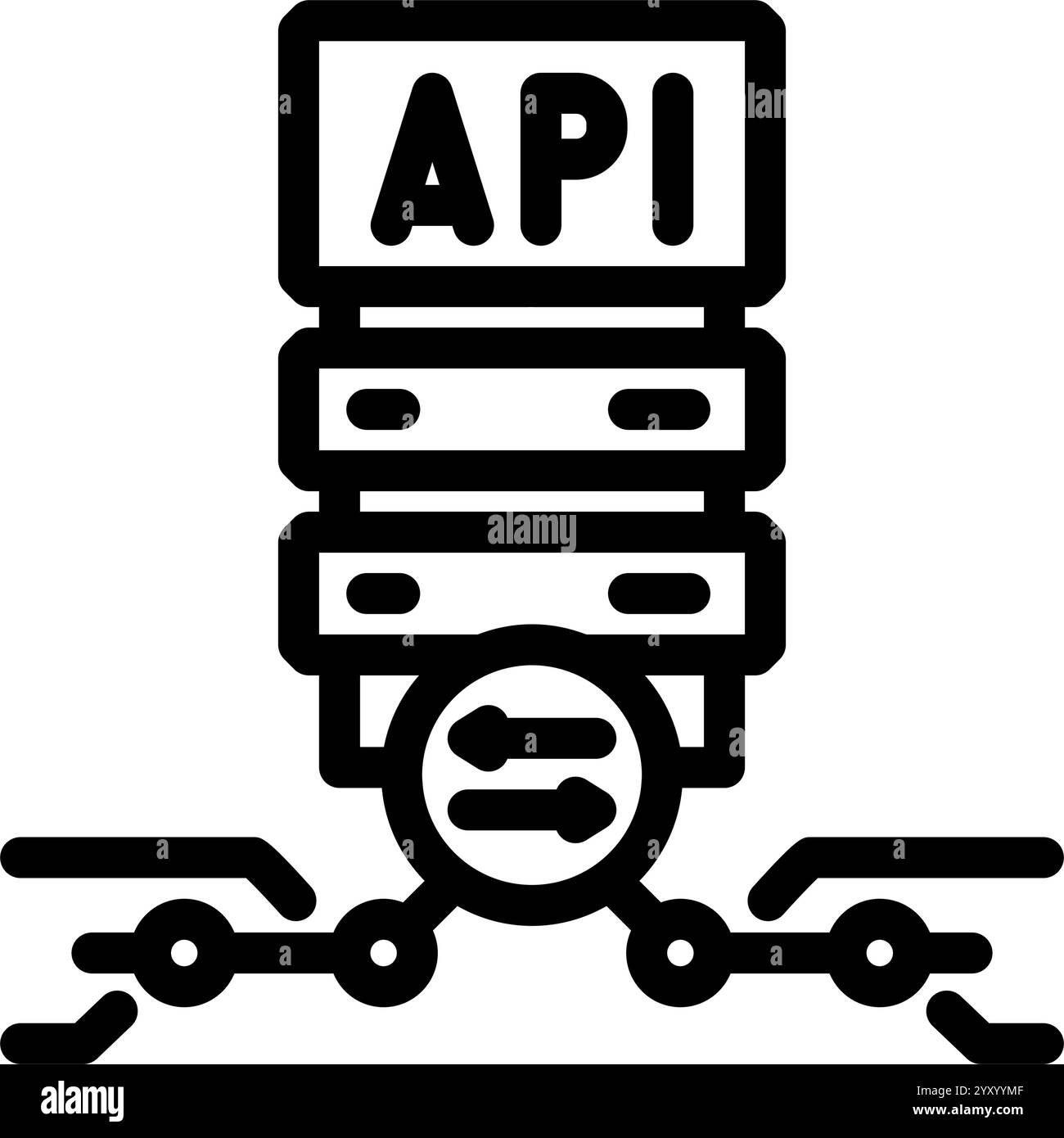 Api integration Black and White Stock Photos & Images - Alamy