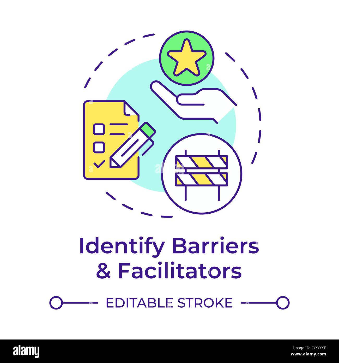 Modern barriers Stock Vector Images - Alamy