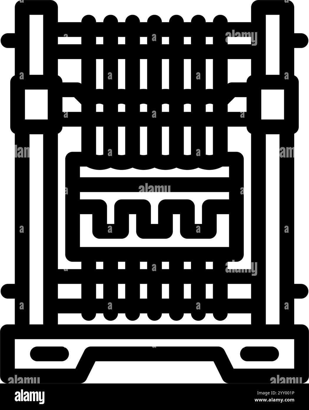 Power loom industry Cut Out Stock Images & Pictures - Alamy