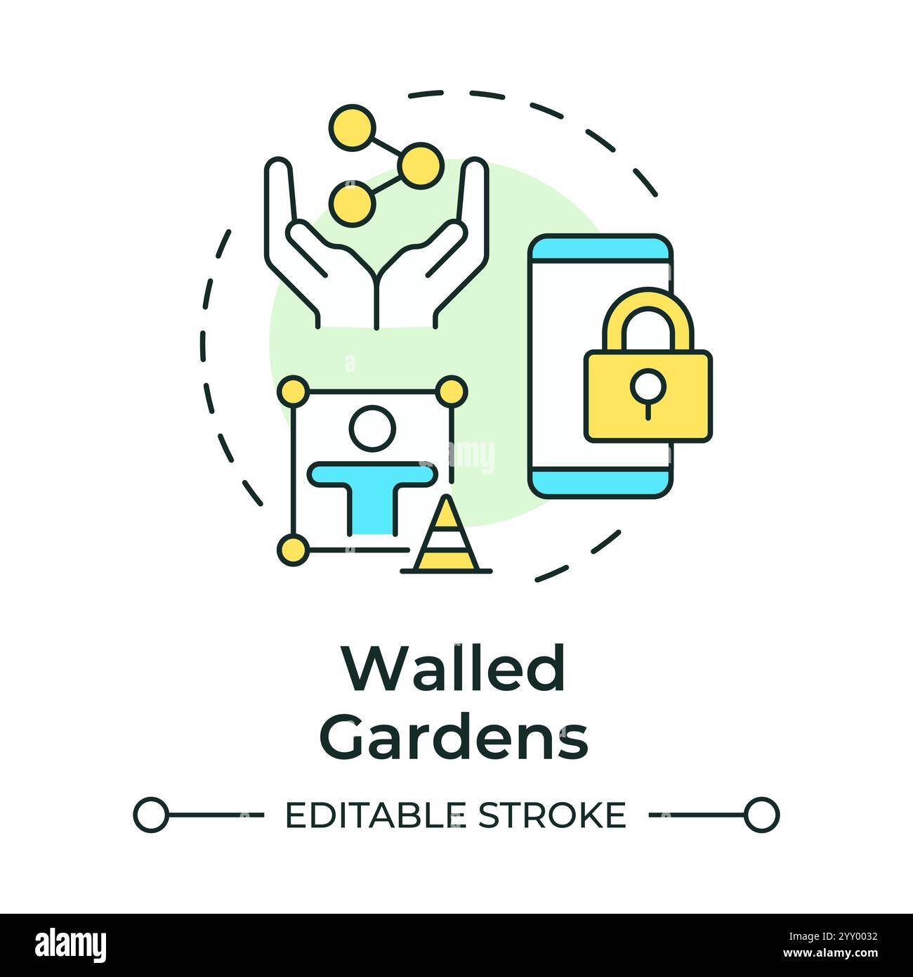 Walled gardens Stock Vector Images - Alamy