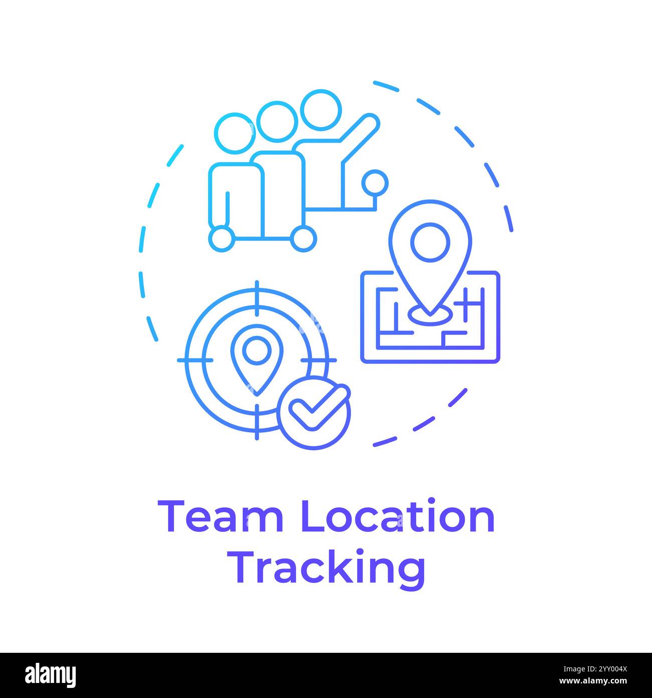 Real time location tracking Stock Vector Images - Alamy