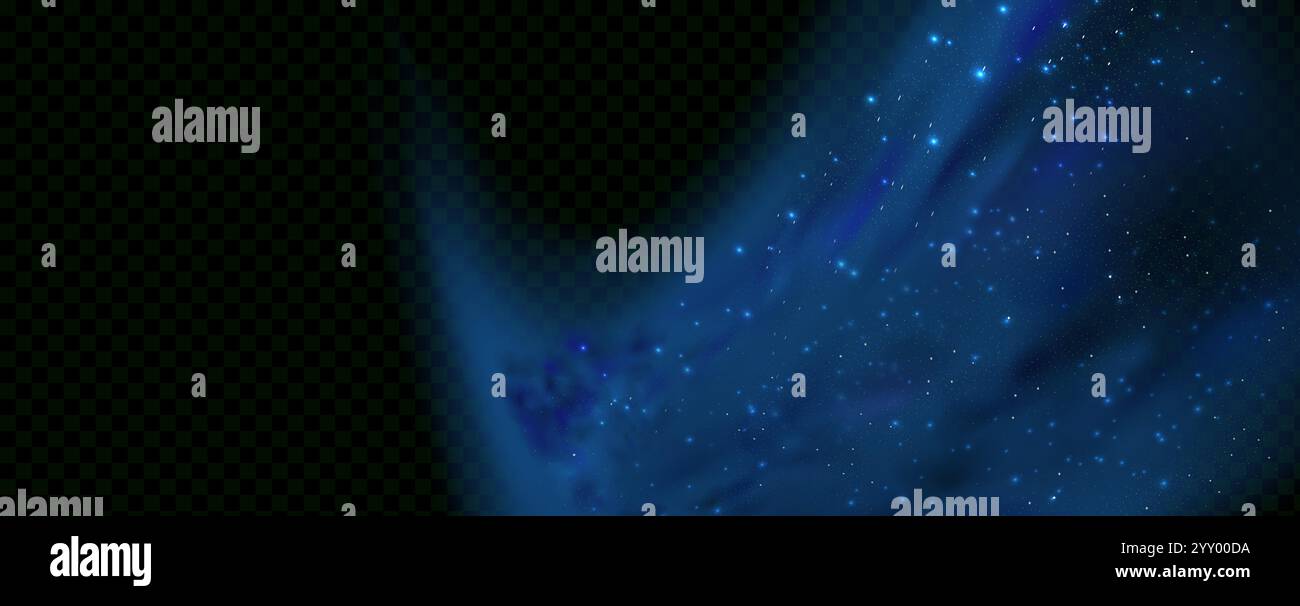 Starry neon magic dust.Realistic texture of fantastic smoke background ...