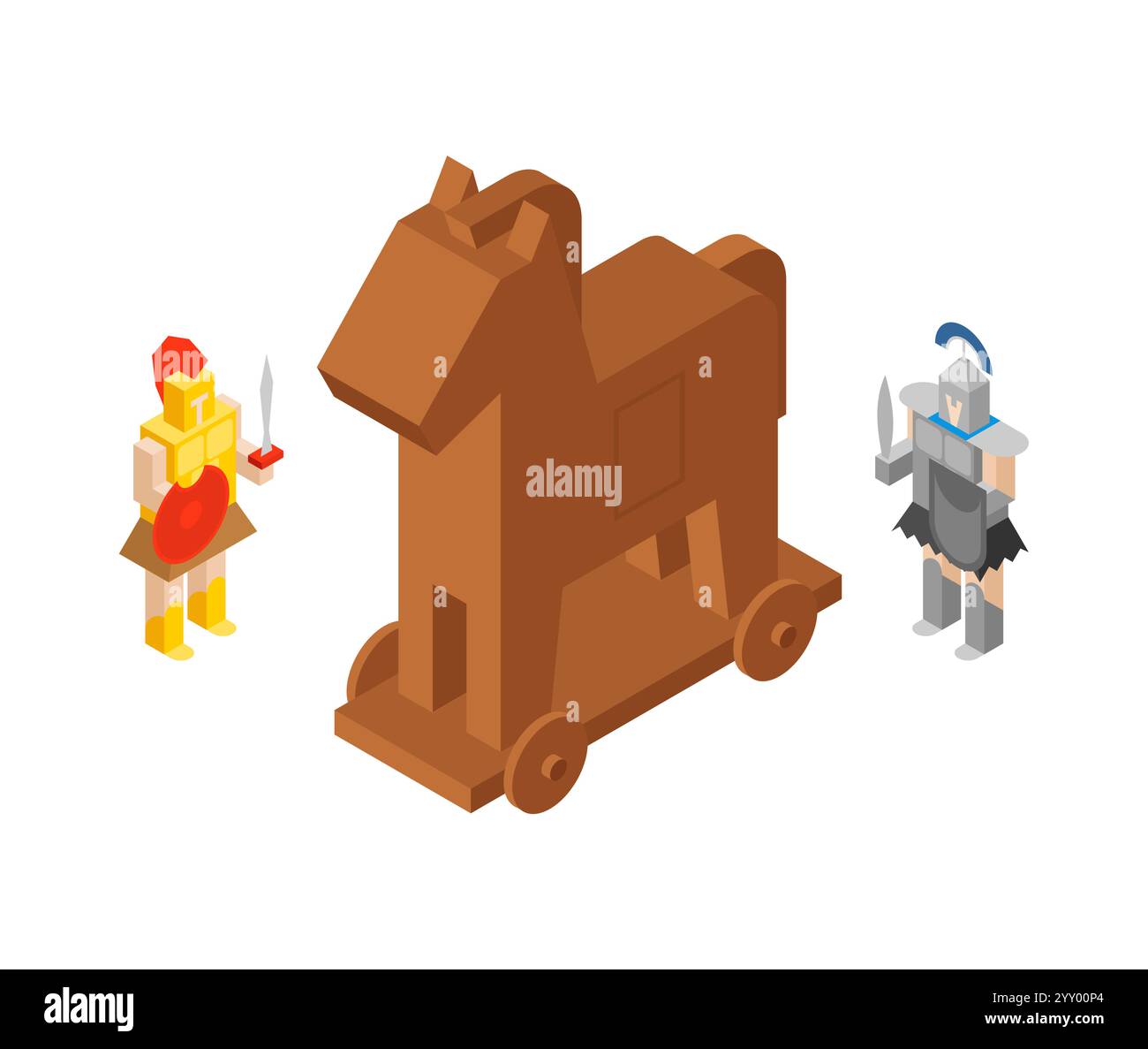 Trojan Horse. Trojan War. Wars of Ancient Greece. Trojans and Danaans ...