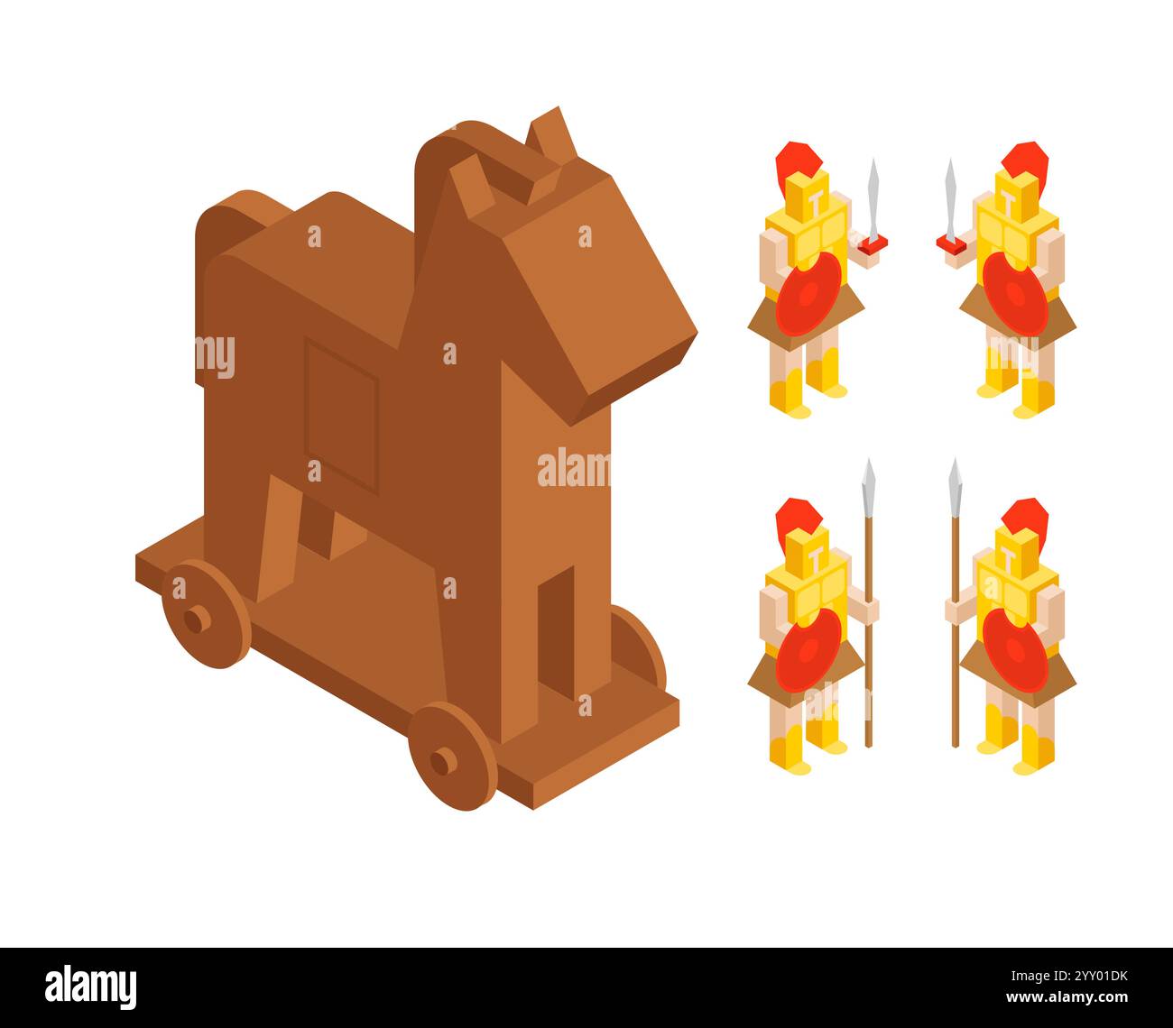 Trojan Horse. Trojan War. Wars of Ancient Greece. Trojans and Danaans ...