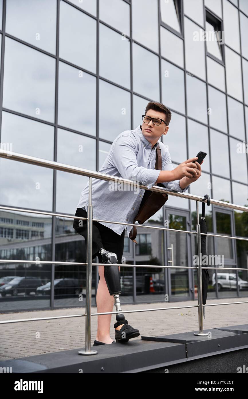 Male fashion designer prosthetic leg hi-res stock photography and ...