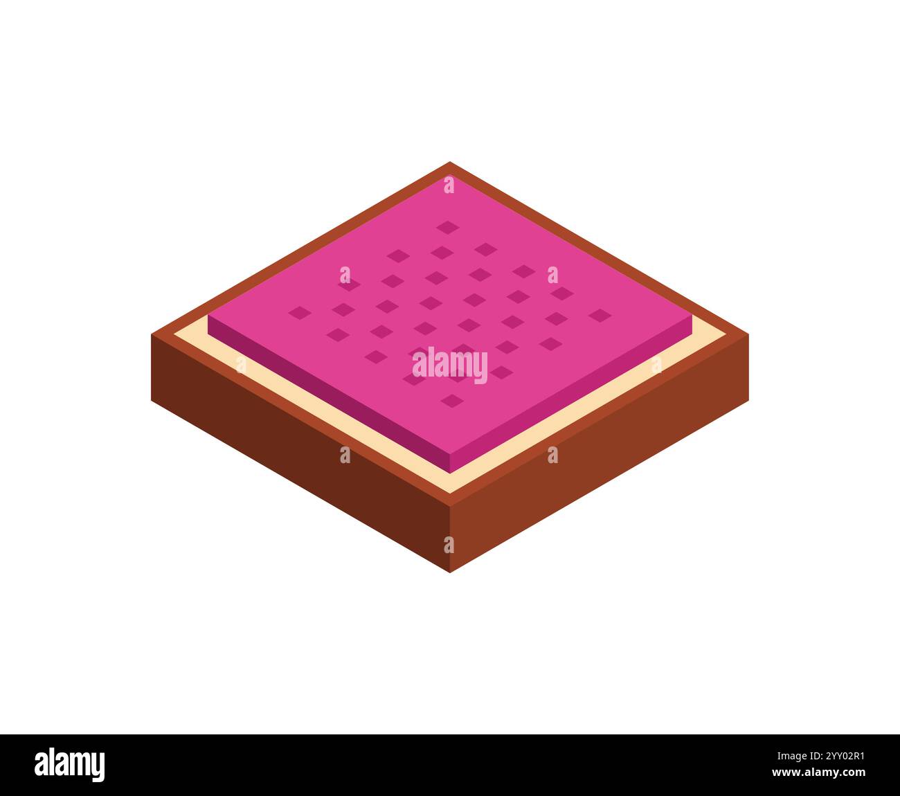 Slice bread fruit jam Stock Vector Images - Alamy