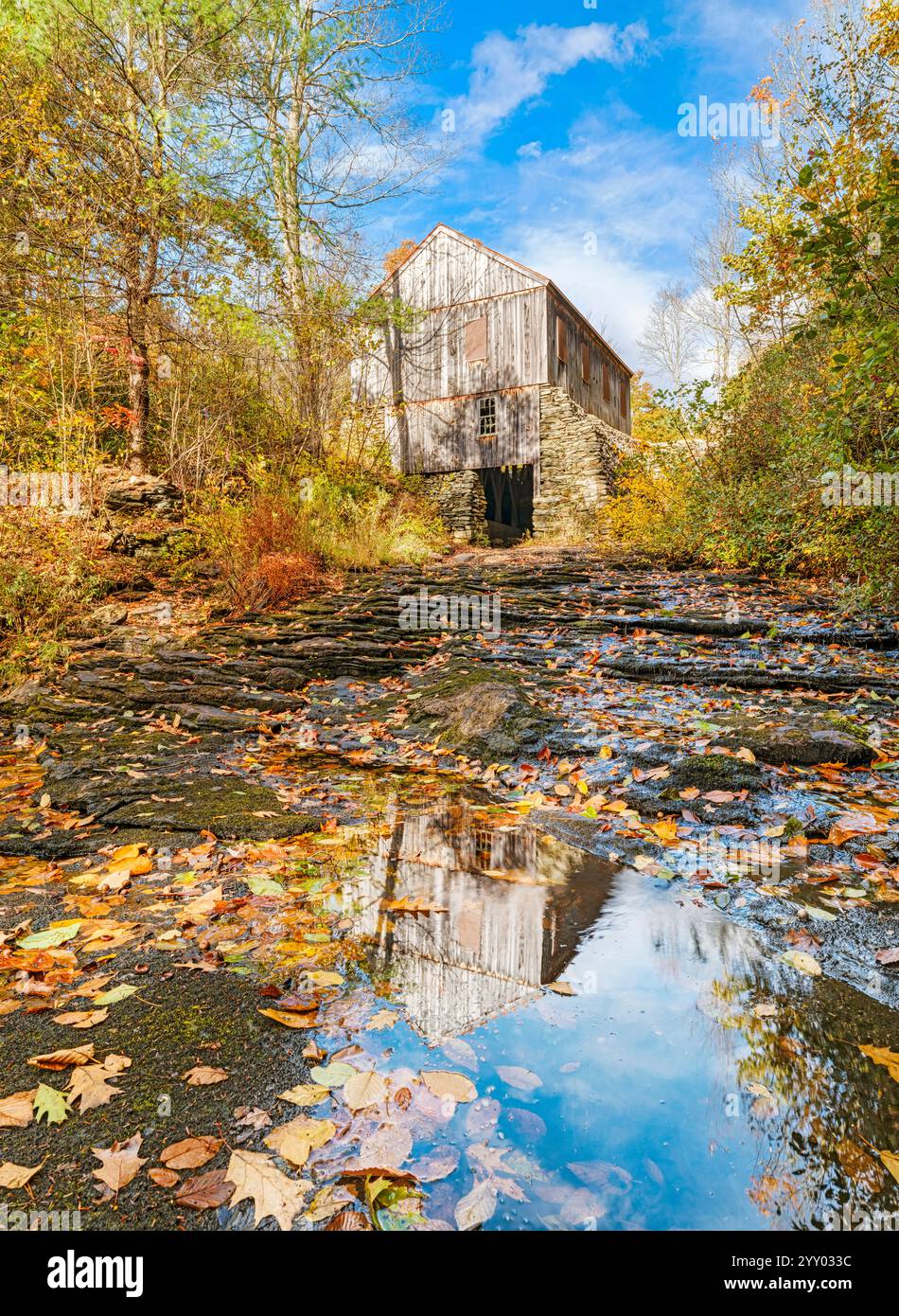 Scenic View of old Saw Mill in Moore State Park Paxton Paxton ...