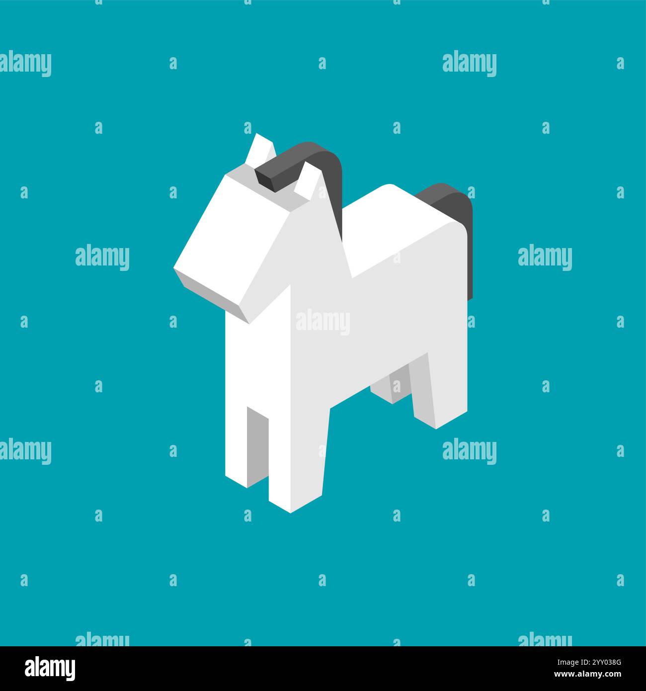 Vintage horse toy Stock Vector Images - Alamy