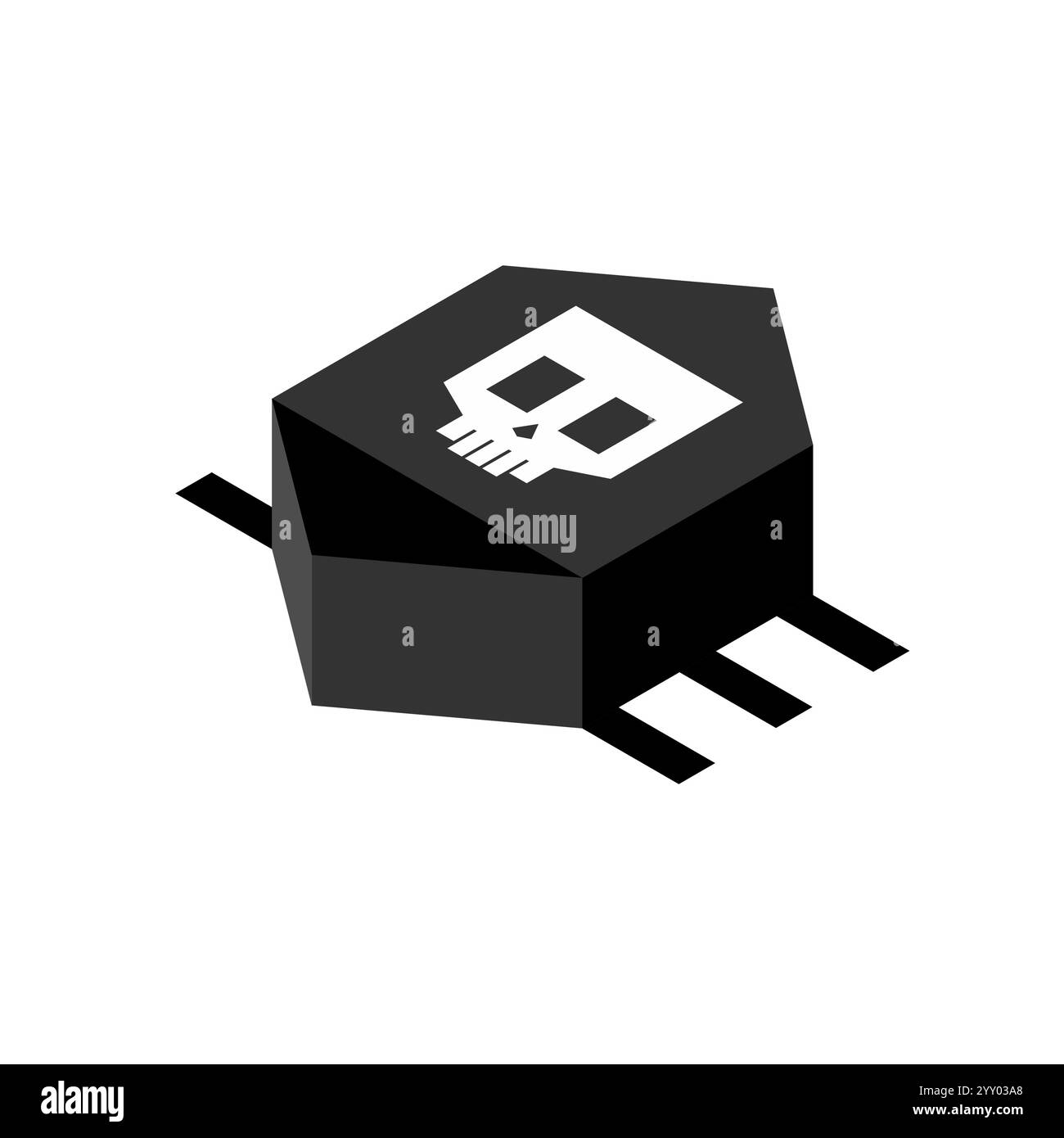 Computer antivirus icon outline Cut Out Stock Images & Pictures - Alamy