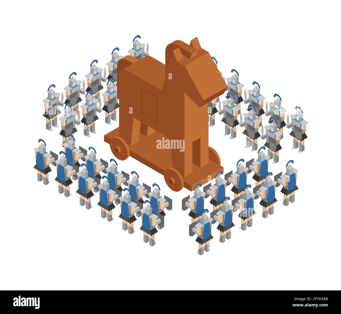 Trojan Horse. Trojan War. Wars of Ancient Greece. Trojans and Danaans ...