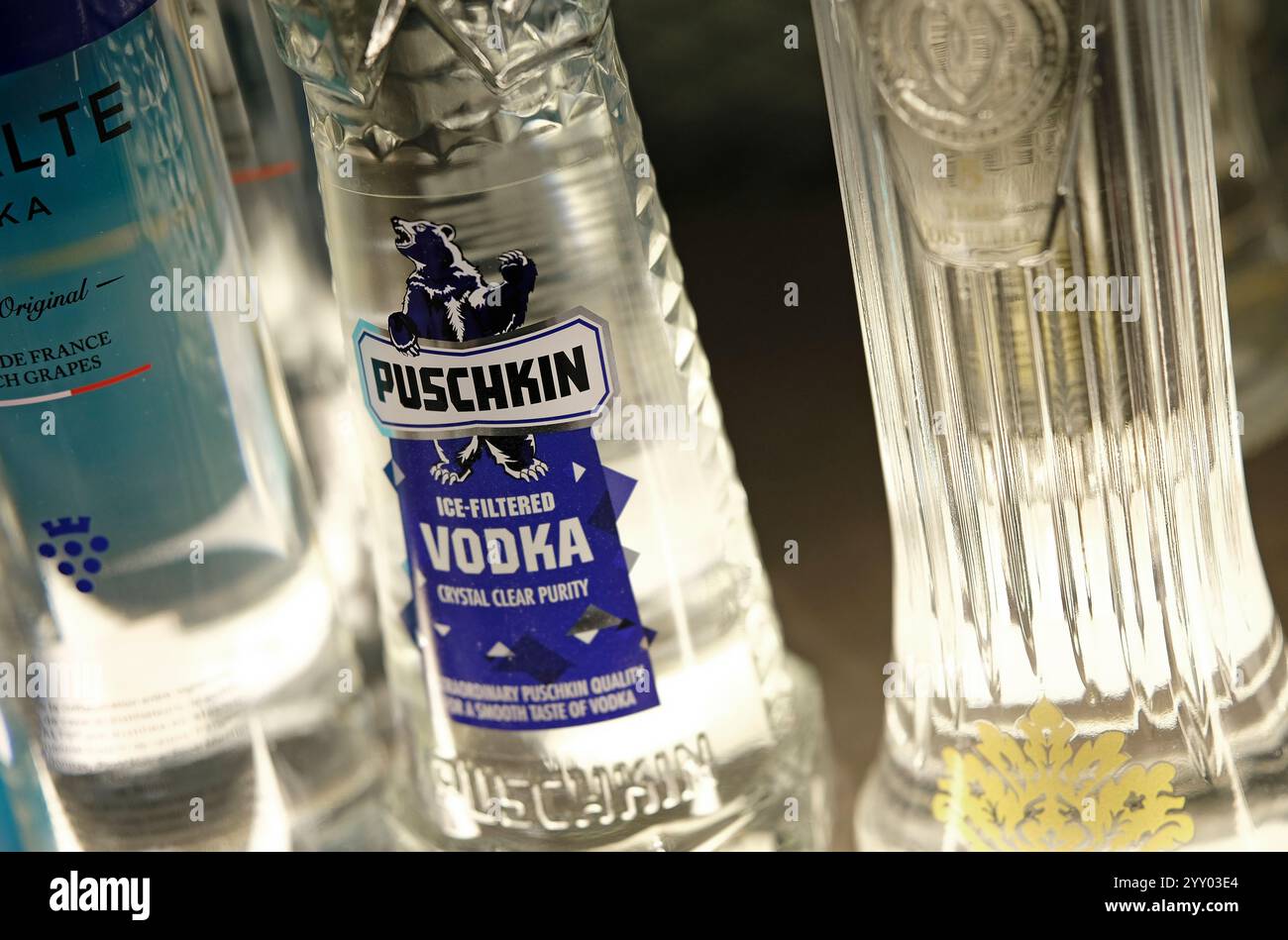 Vodka bottle label hi-res stock photography and images - Alamy