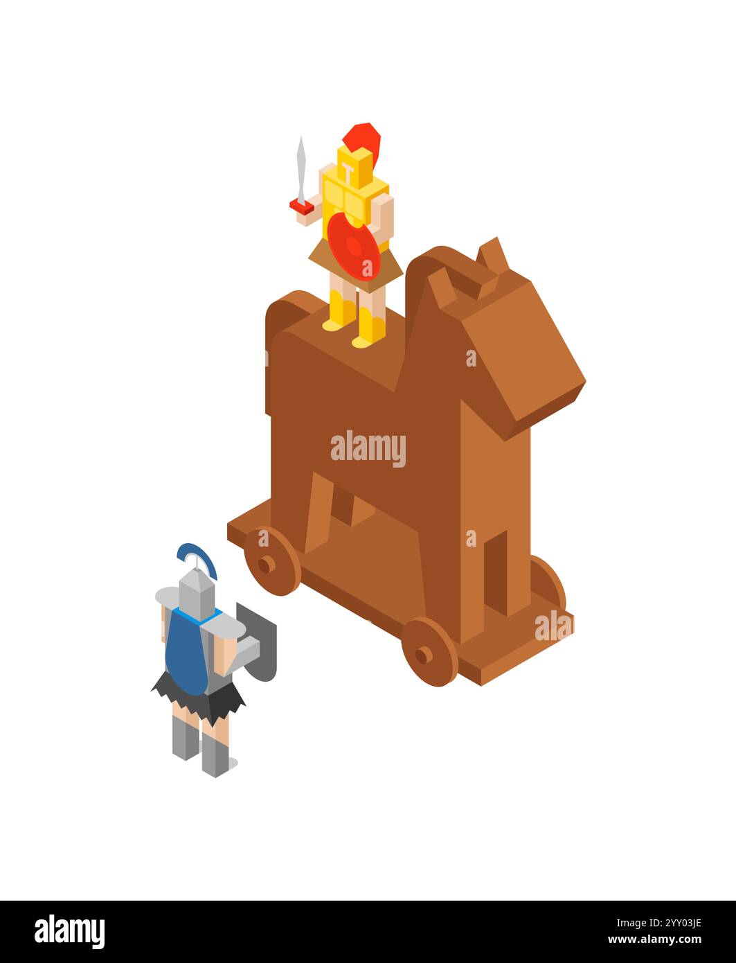 Trojan Horse. Trojan War. Wars of Ancient Greece. Trojans and Danaans ...