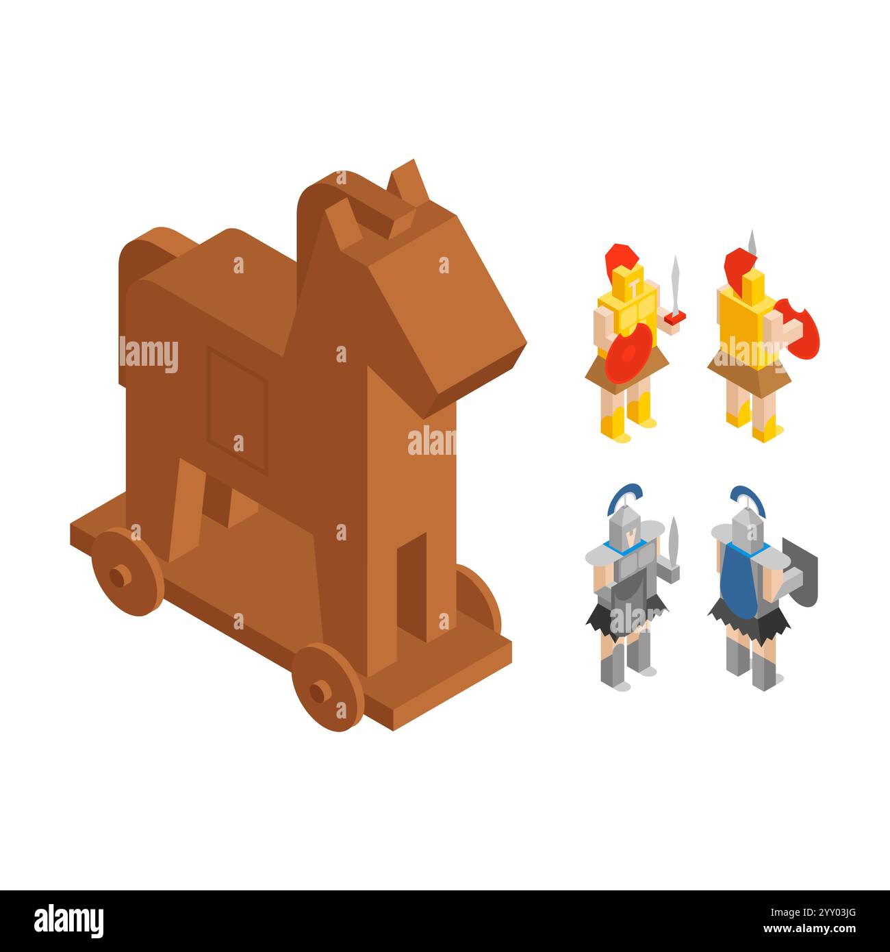 Trojan Horse. Trojan War. Wars of Ancient Greece. Trojans and Danaans ...